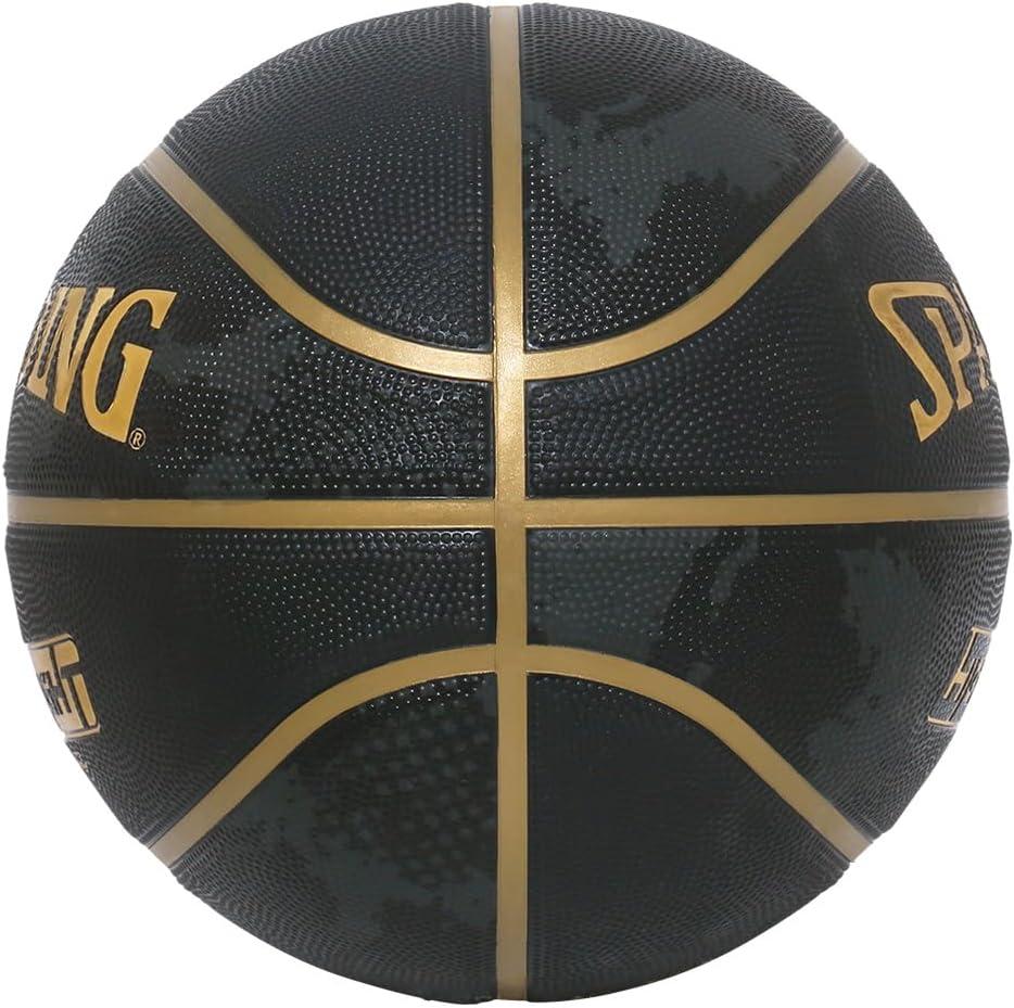 Spalding Basketball Ball Design No. 6 Rubber(Highlights Gold) - Spalding